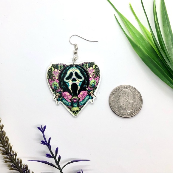 the little shop | Jewelry | Scream Ghostface Earrings | Poshmark